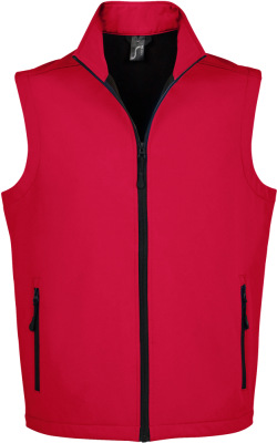 Herren 2-Lagen Softshell Gilet Race (pepper red) besticken und bedrucken lassen - SOL’S - Jacken ...